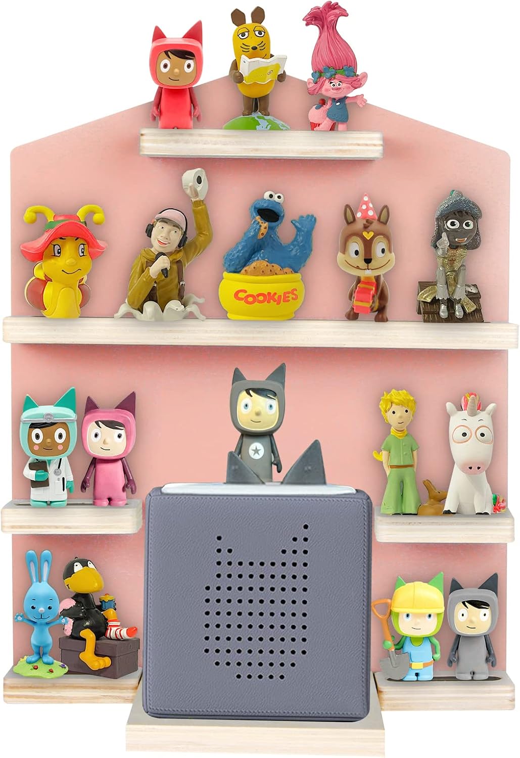 Shudyear Toniebox Shelf with Space for 24 Tonie Figures, Tonie Box ...