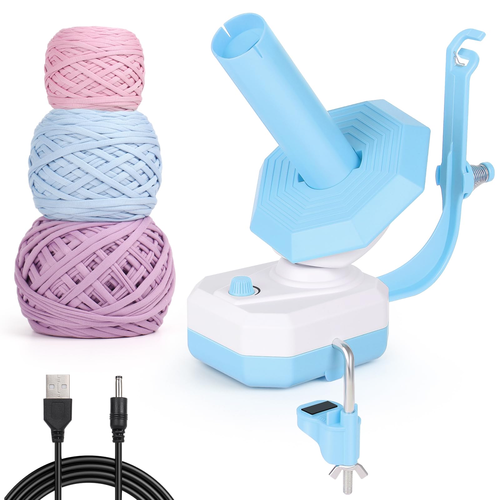 Amazon.com: Katech Yarn Winder, Electric Yarn Ball Winder-Crochet Yarn ...