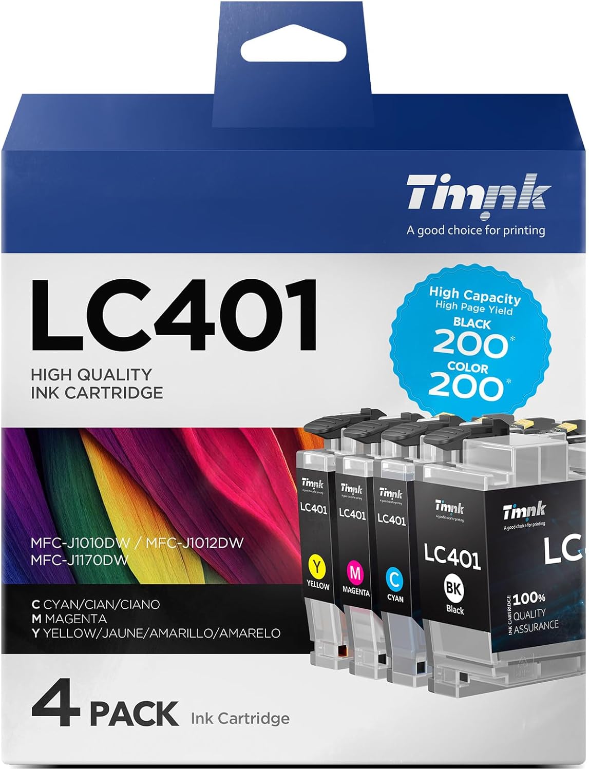 Amazon.com: Timink LC401 LC401XL Compatible Ink Cartridges Replacement ...
