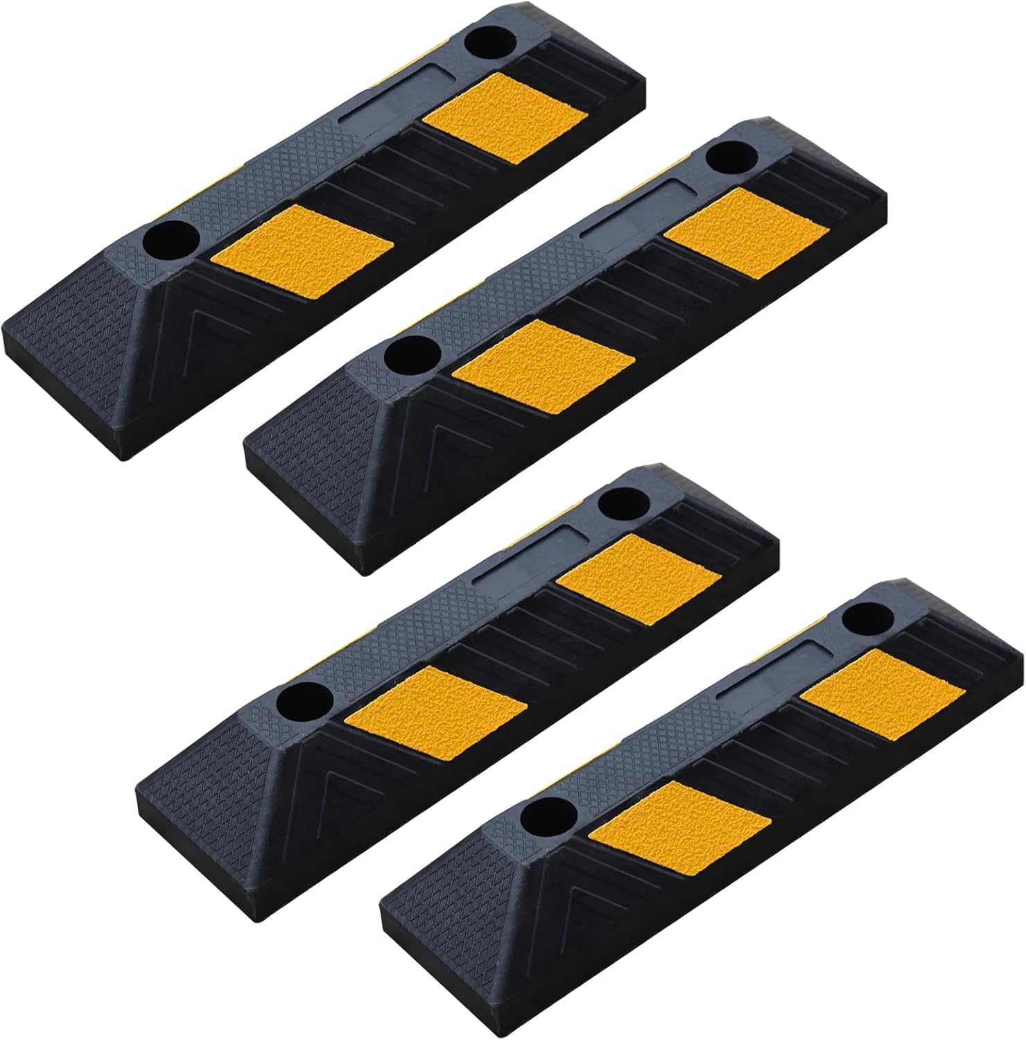 Amazon.com: Vilmon 4Pack 21" Parking Block - Heavy-Duty Rubber Tire ...