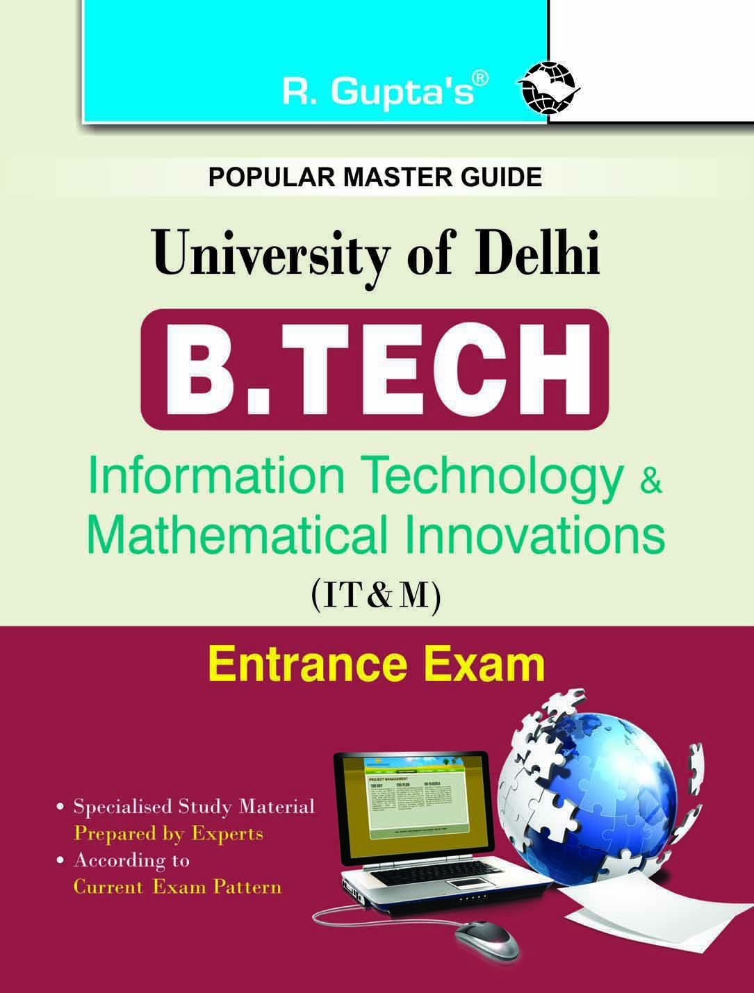 Buy University of Delhi: B.Tech (Information Technology & Mathematical ...