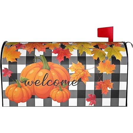 Amazon.com: Briarwood Lane Be Grateful Autumn Magnetic Mailbox Cover ...