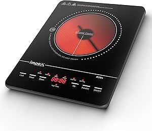 Impex Infrared Cooktop With 4 Digit LED Display & Push Button Control ...
