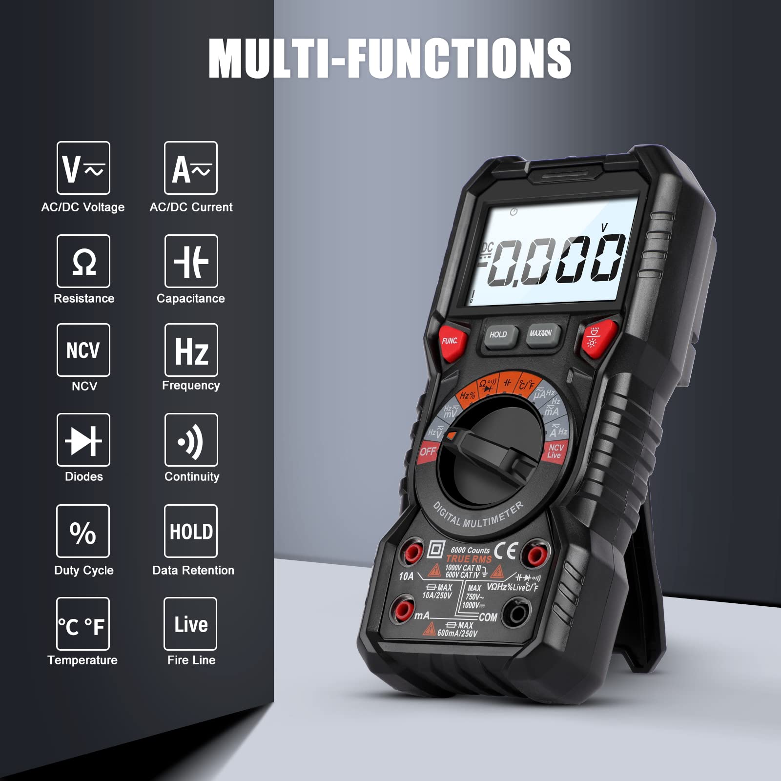 Multímetro digital AVID POWER...B095CDBH8T | Encarguelo.com