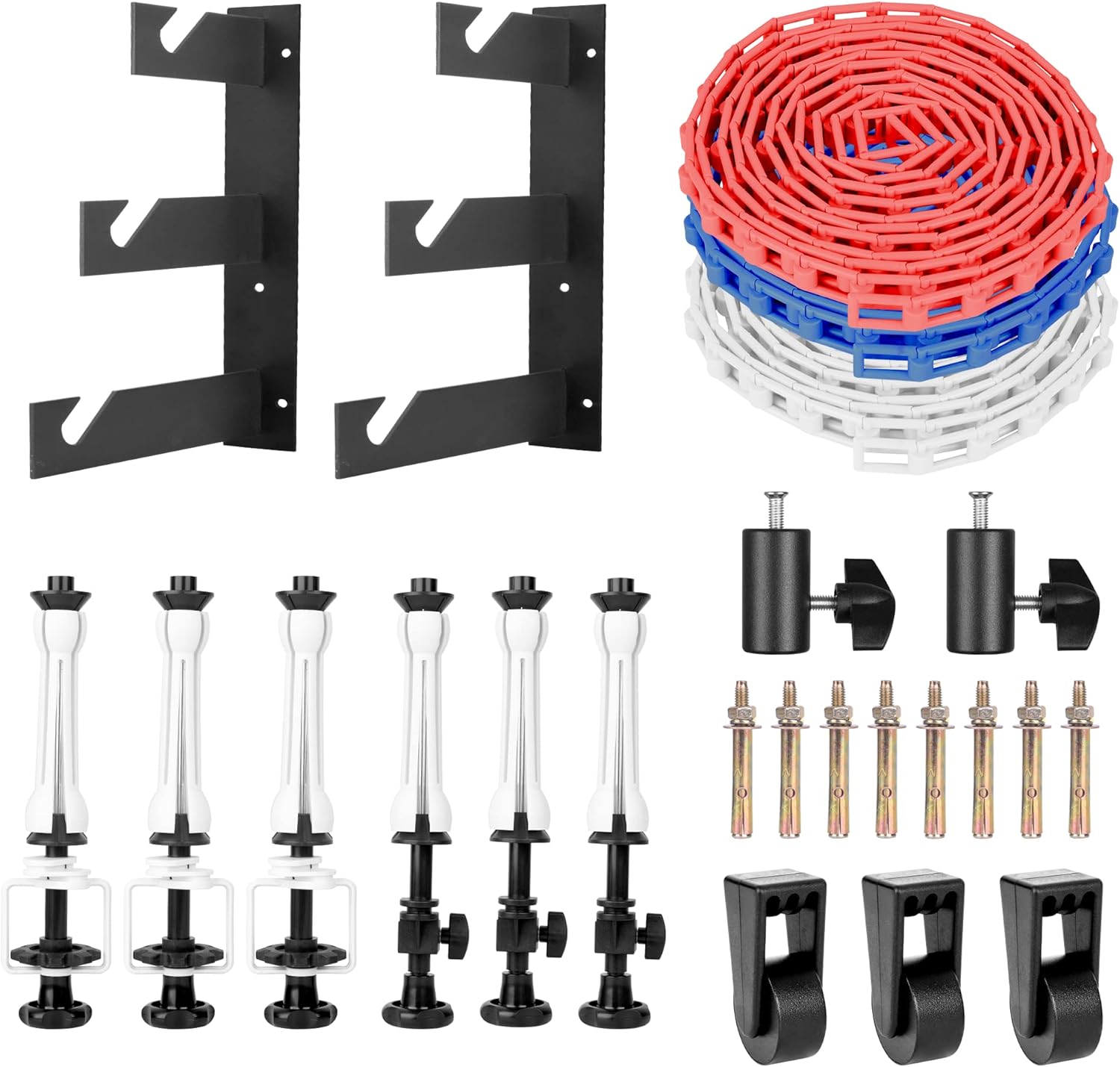 EMART Photography Backdrop Wall Mount 3 Roller Support System, Manual ...