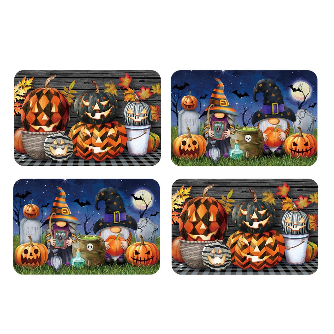 Amazon.com: Briarwood Lane Halloween Placemat (4-Pack) : Home & Kitchen