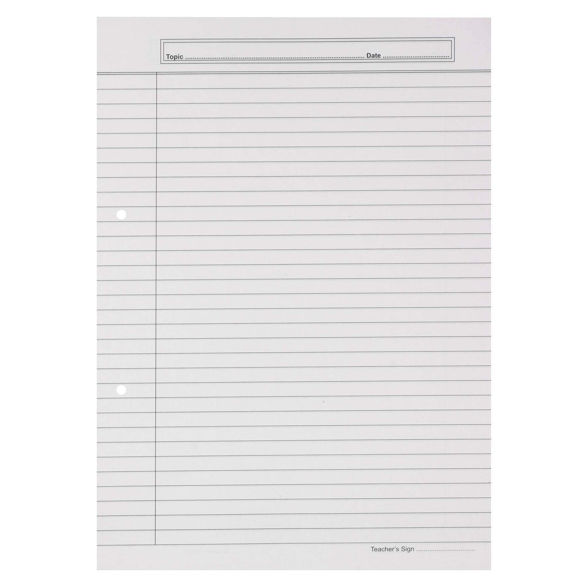 Buy SNOW CRAFTS A4 Size Both Side Ruled Sheet for Project/Assignment ...