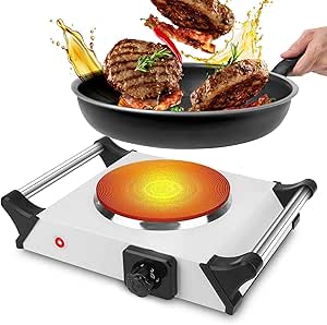 Amazon.com: iMounTEK Portable Hot Plate, Electric Single Burner 1000W ...