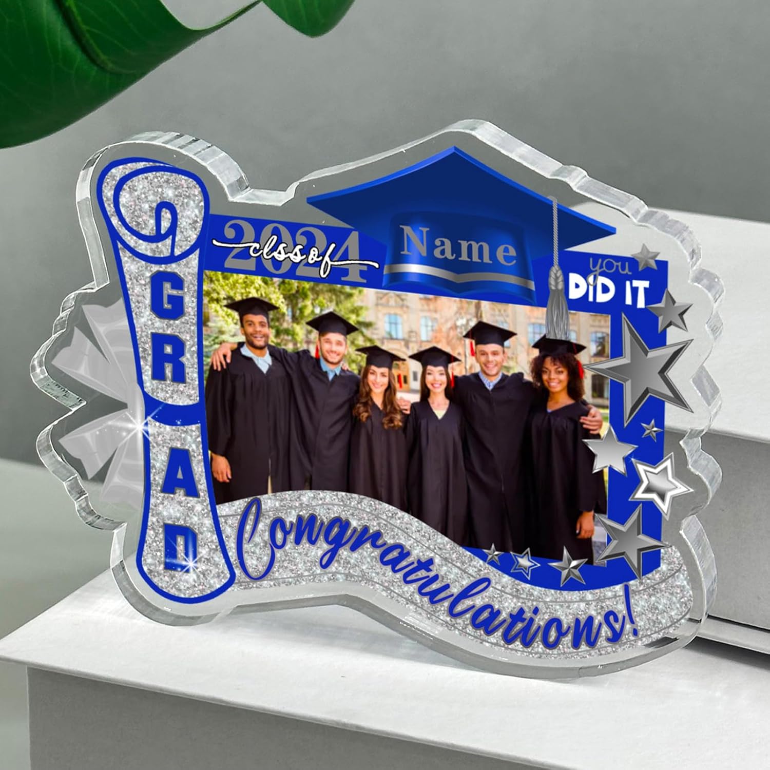 Amazon.com: Aubao Customized Graduation Gift Plaque with Photo Custom ...