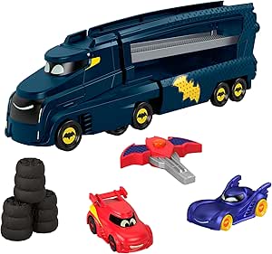 Amazon.com: Fisher-Price DC Batwheels Toy Hauler and Car, Bat-Big Rig ...