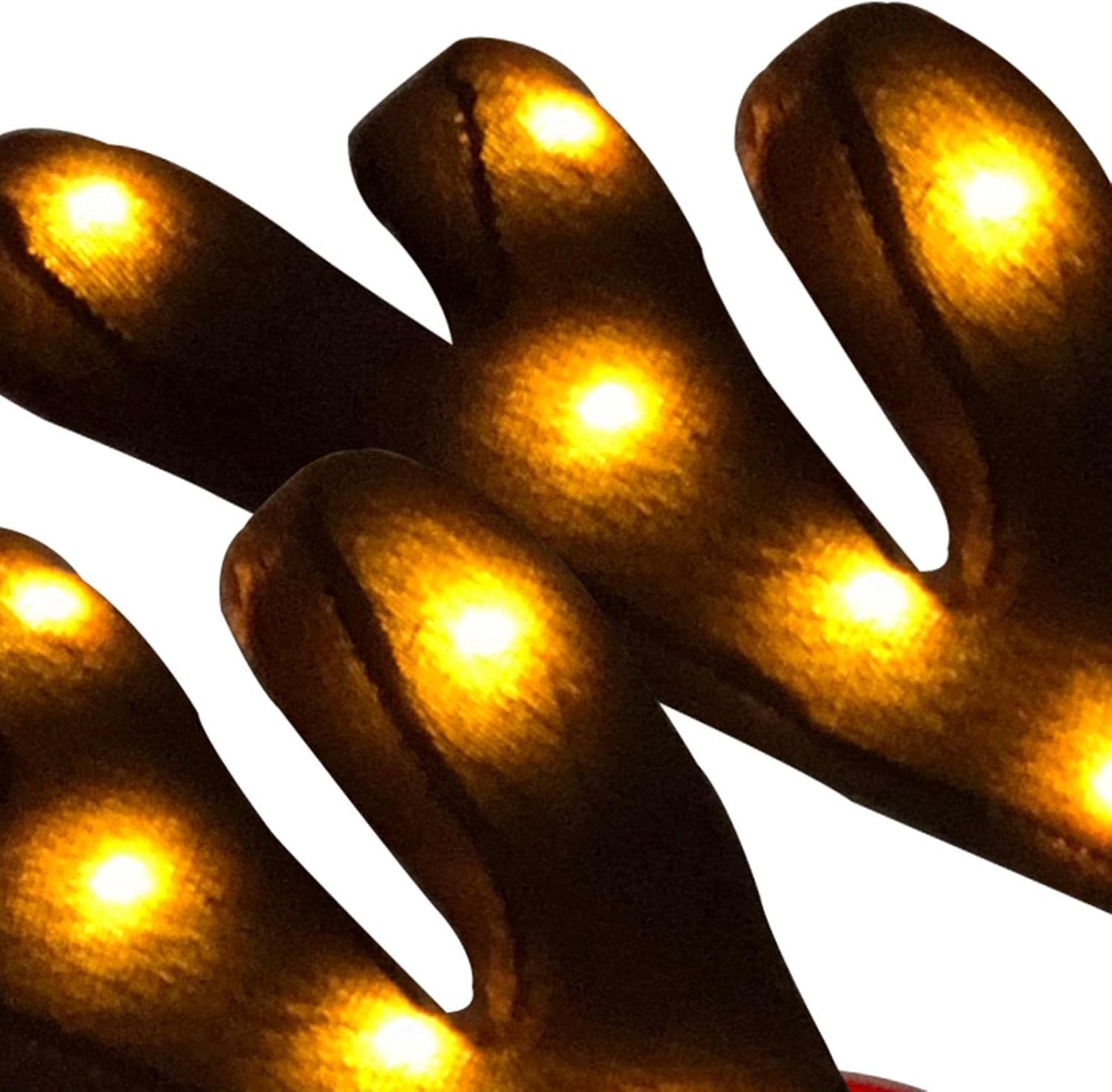 Kit de cuernos de reno y decoración de nariz de automóvil de Navidad ...