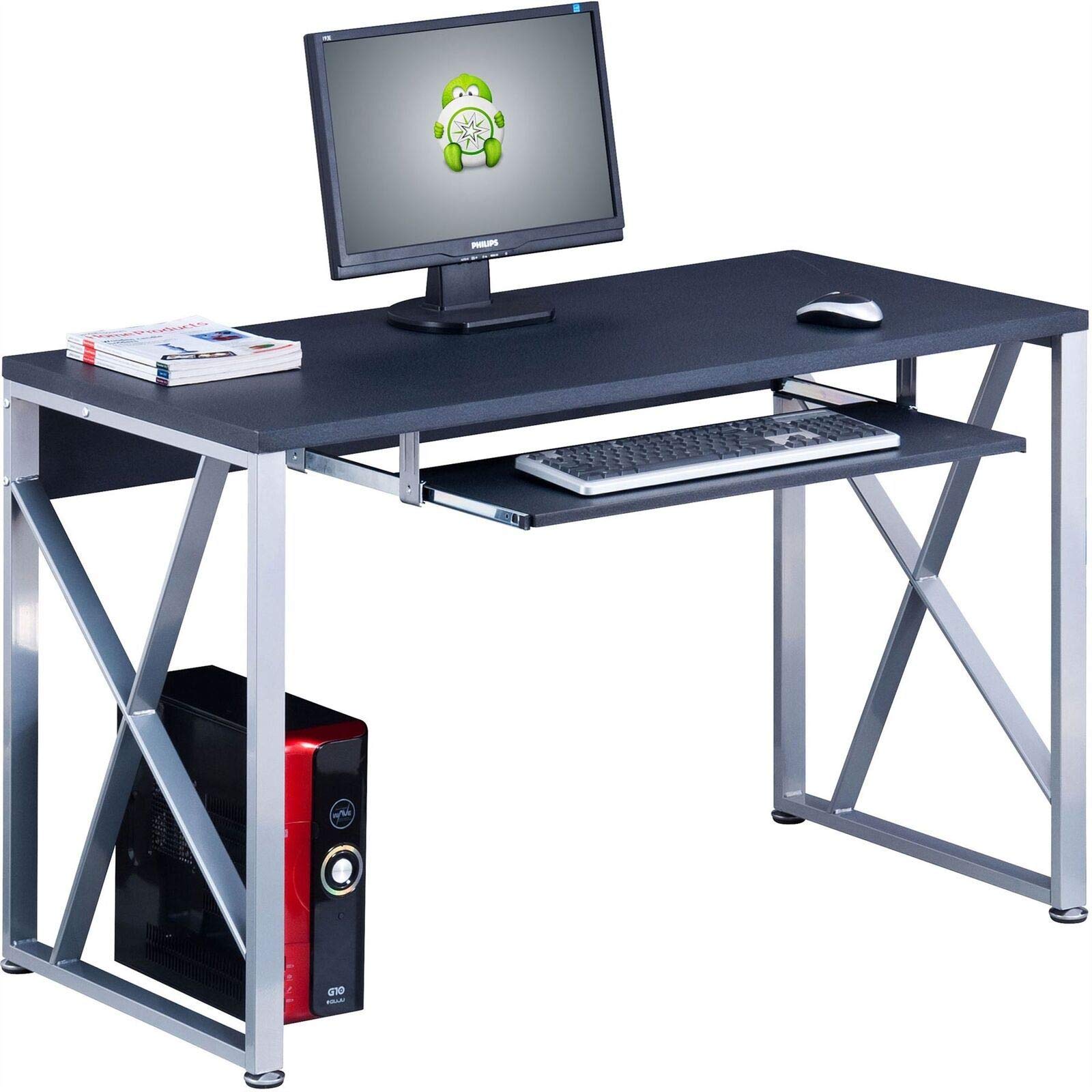 Genuine Piranha Beluga Compact Computer Desk with Keyboard Shelf PC13g ...