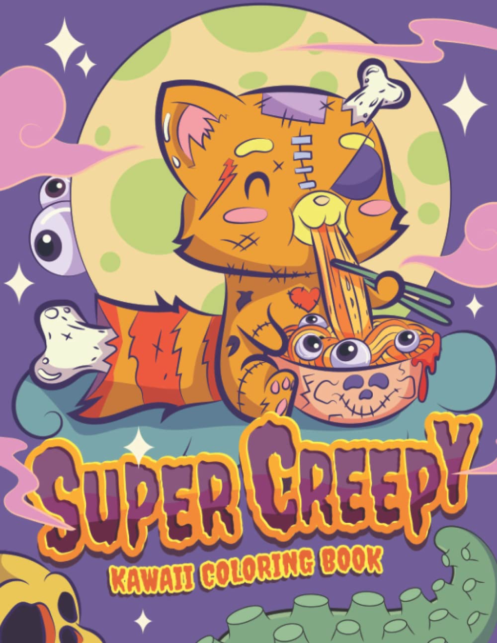 Buy Super Creepy Kawaii Coloring Book: Cute and Spooky Gothic Horror ...