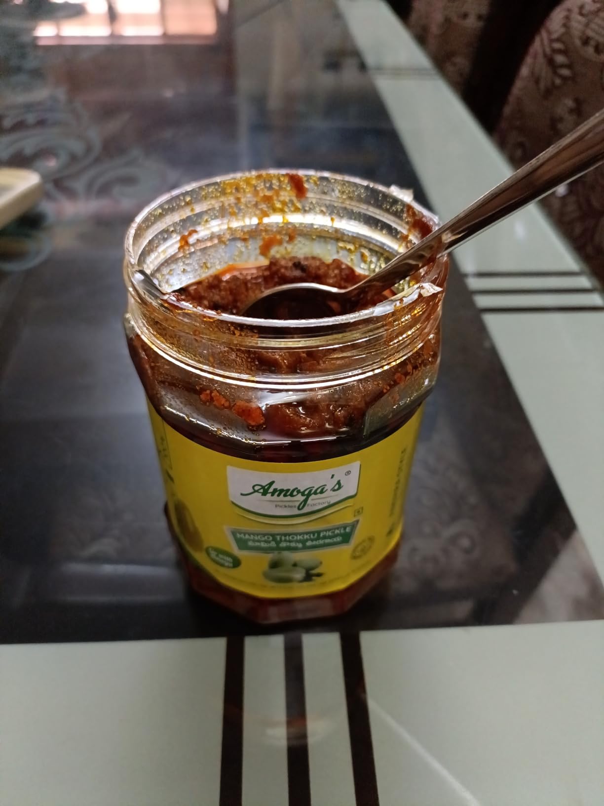 Amoga's Pickles Factory Andhra Authentic Special Mango Thokku Pickle ...