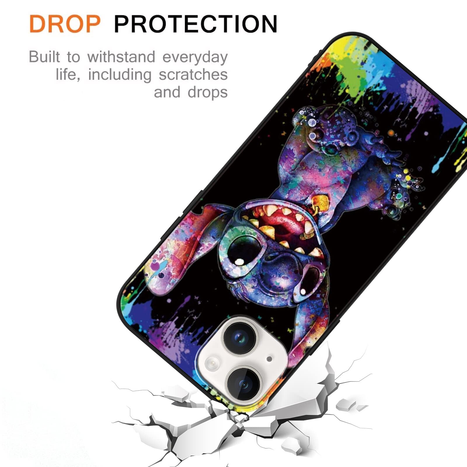 [Pack of 2] Stitch Mobile Phone Case for Apple iPhone 14 Case 6.1 ...