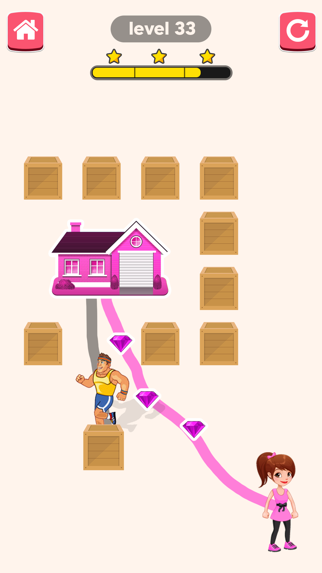 Draw Line Puzzle Game For Kids Free - Draw To Reach Home - App on ...