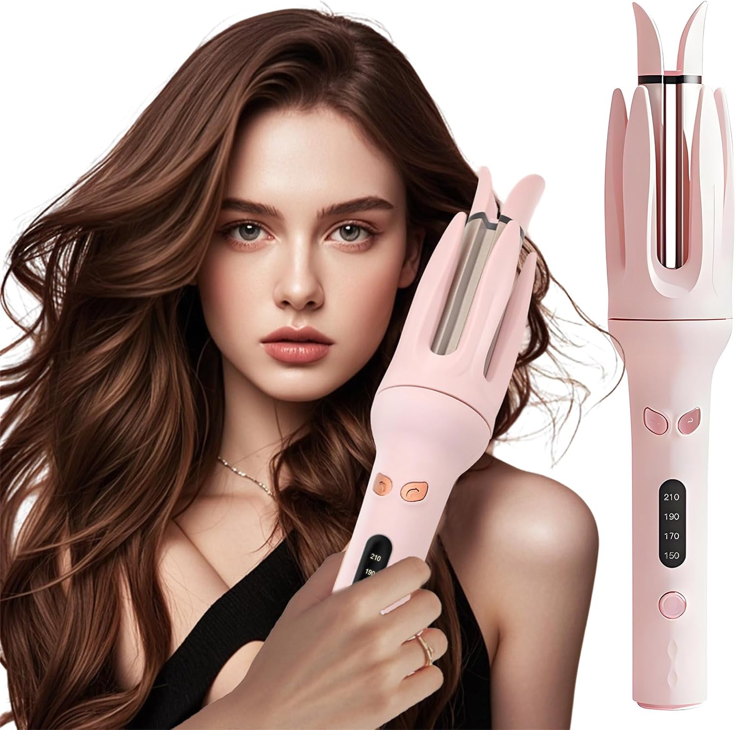 Amazon.com: Auto Hair Curler, Automatic Curling Iron with 4 Temperature ...