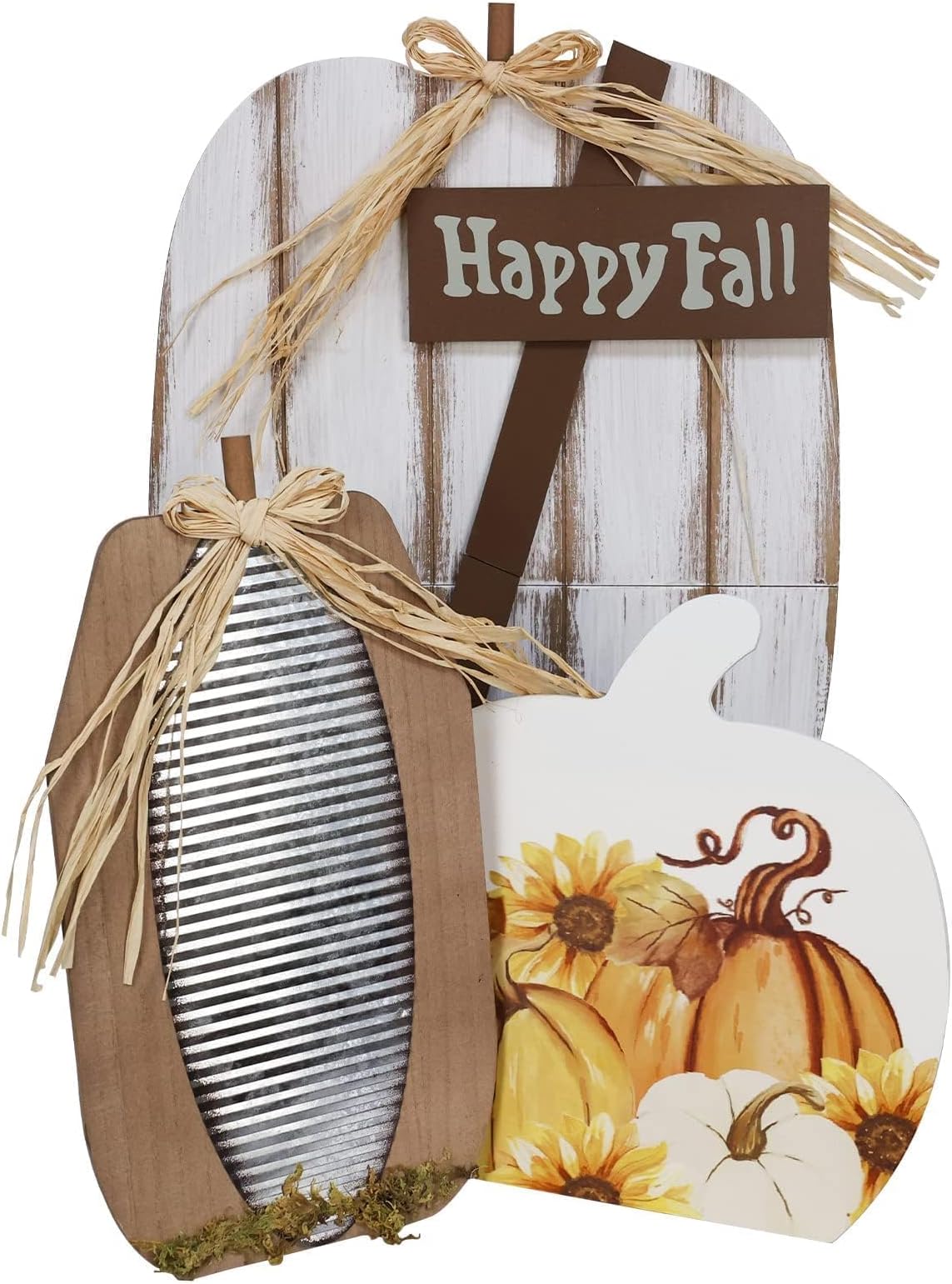 Amazon.com: Set of 6 Farmhouse Thanksgiving Fall Decoration for Home ...