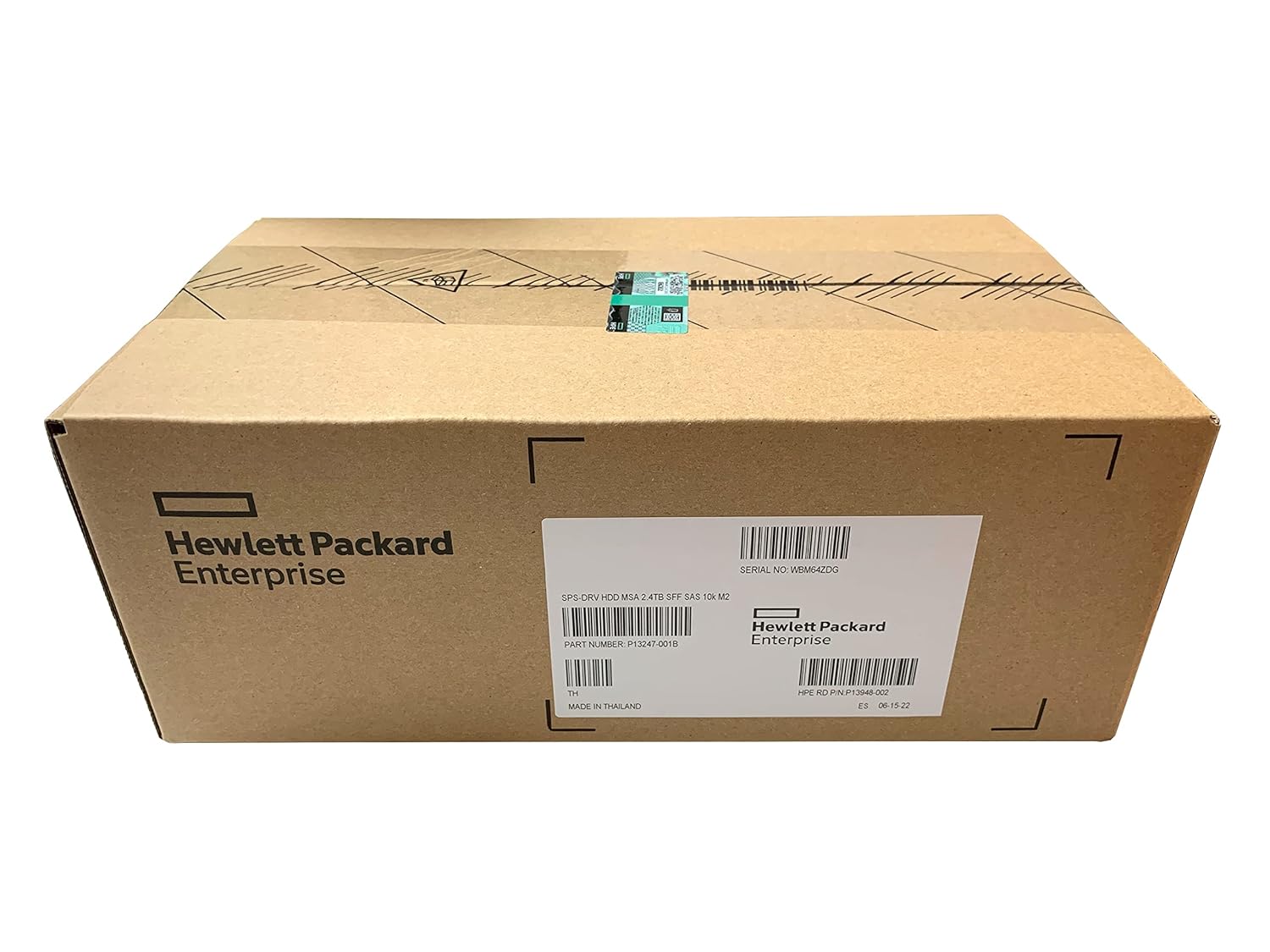 Amazon.com: R0Q57A New Sealed HPE MSA 2.4TB SAS 12G Enterprise 10K SFF ...