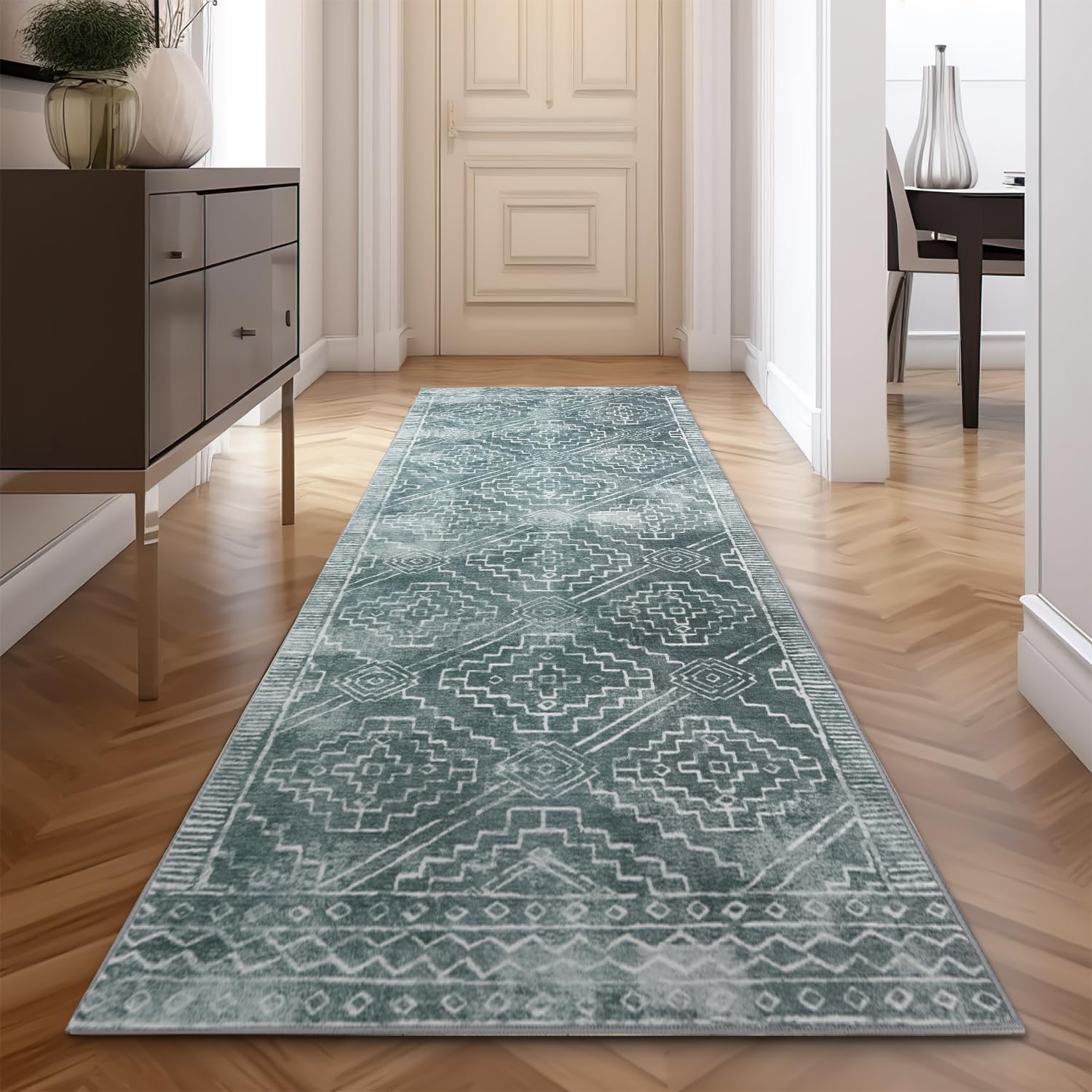 Amazon.com: jinchan Moroccan Runner Rug 3x7 - Hallway Rug Bohemian ...