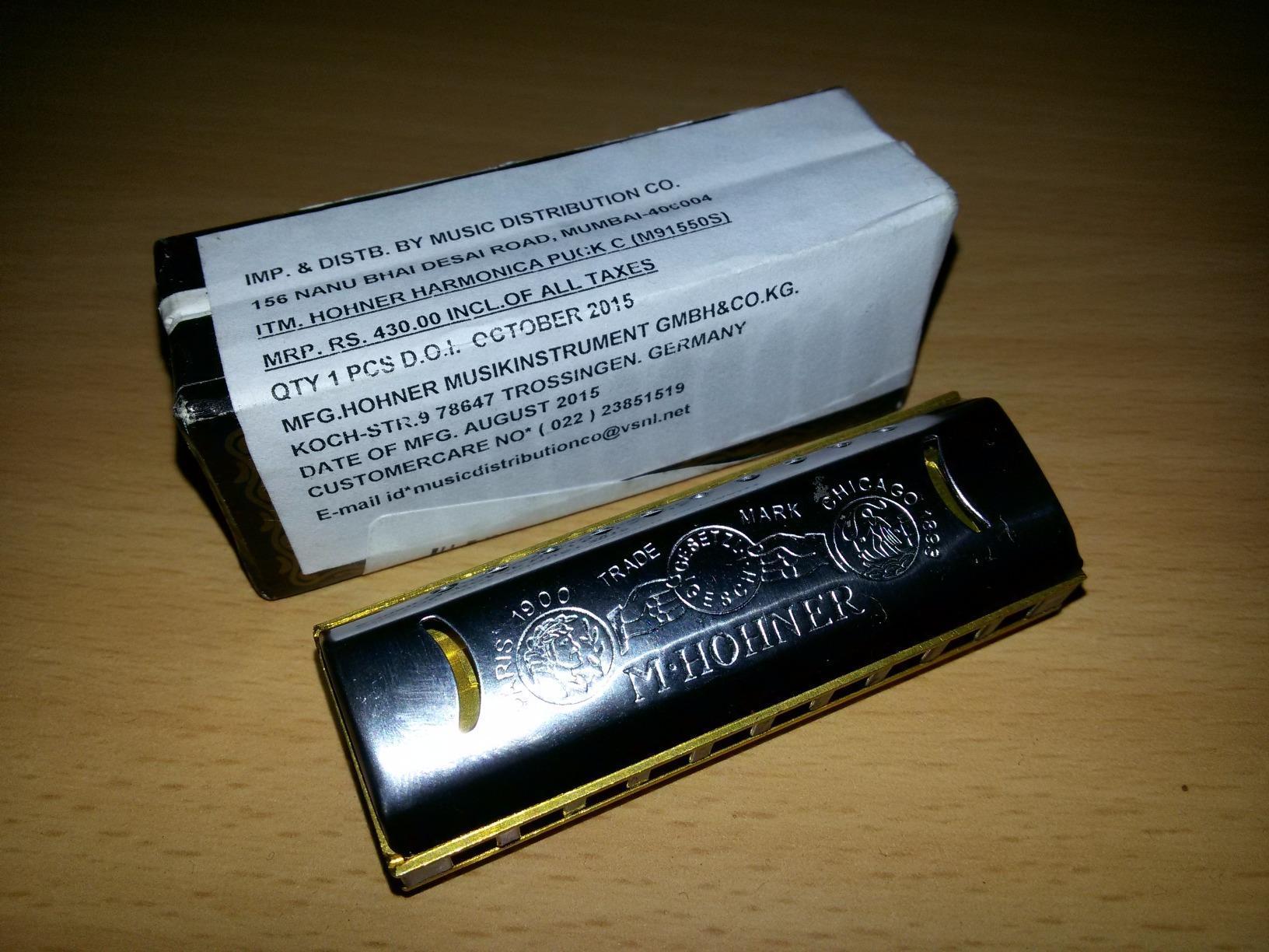 Hohner Puck (Vest Pocket) Harmonica (M55001) : Amazon.in: Musical ...