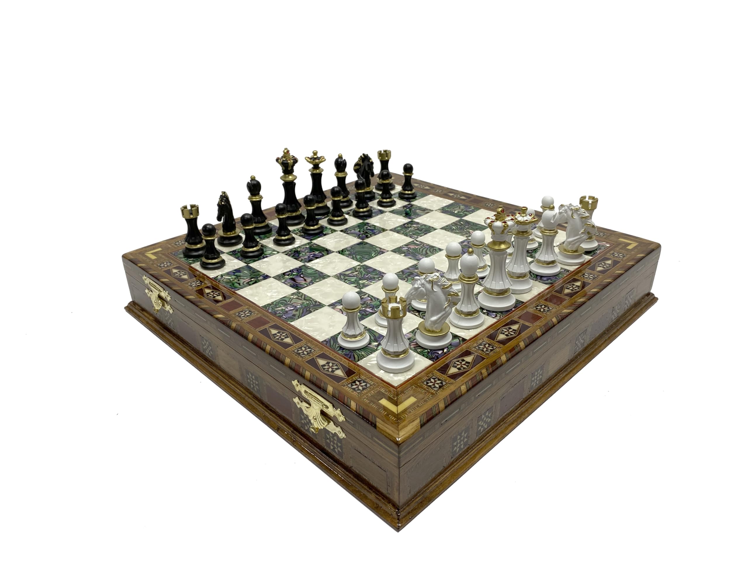 Amazon.com: Antochia Crafts 16.5 Inches Large Chess Set - Wooden Chess ...