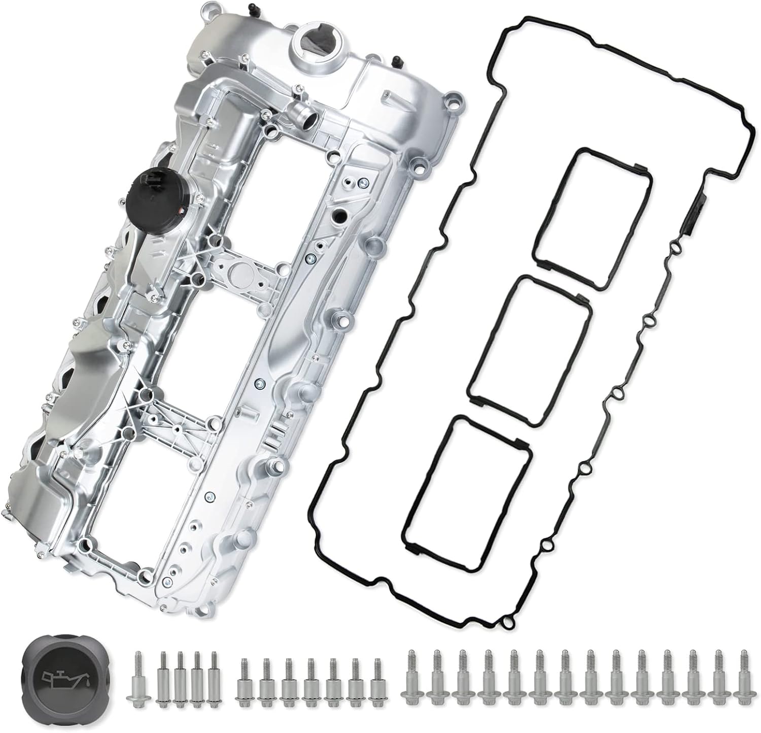 Amazon.com: MILIPARTS Engine Valve Cover Kit Compatible with BMW 2011 ...