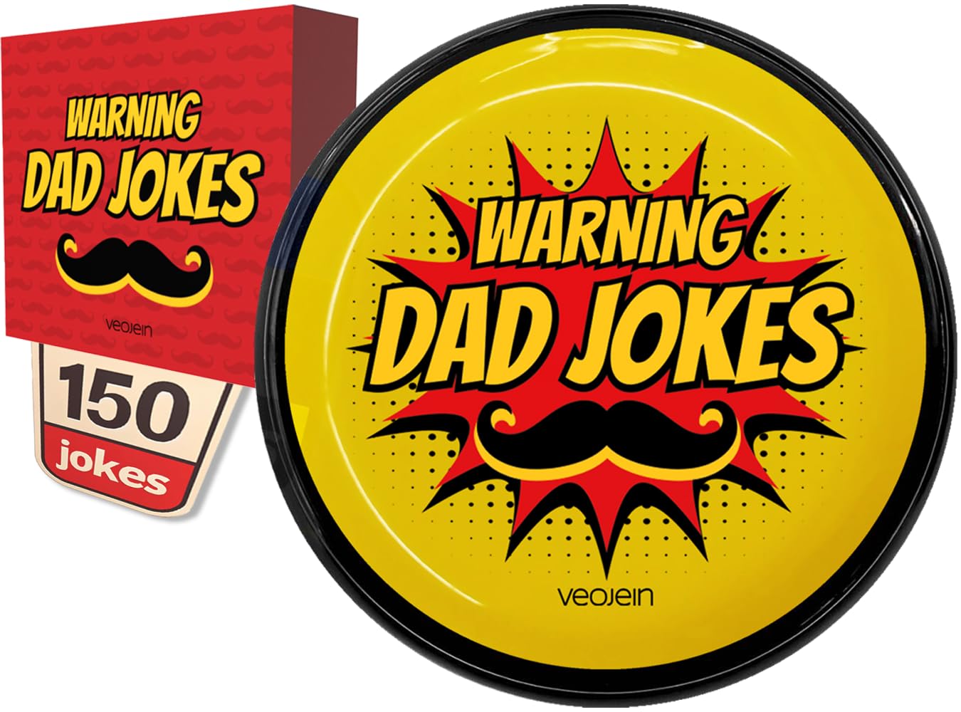 Amazon.com: VEOJEIN 150 Dad Jokes in A Button | Gifts for Dad and ...