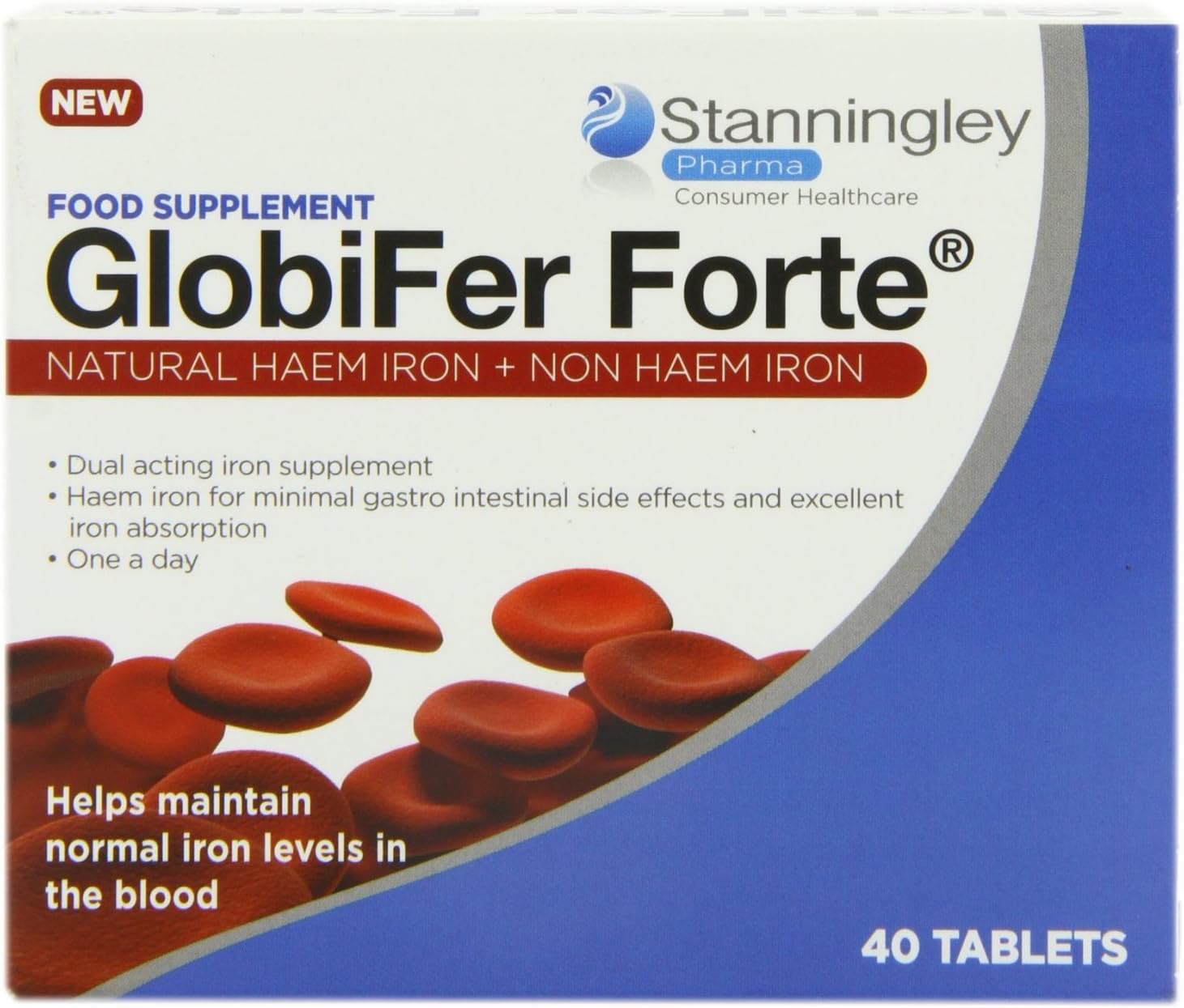 Amazon.com: Globifer Forte - Pack of 40 Tablets : Health & Household
