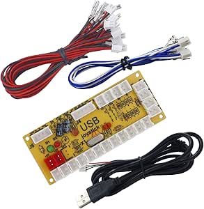 SJ@JX Arcade USB Encoder Fight Stick Raspberry Pi Joystick Button PC ...