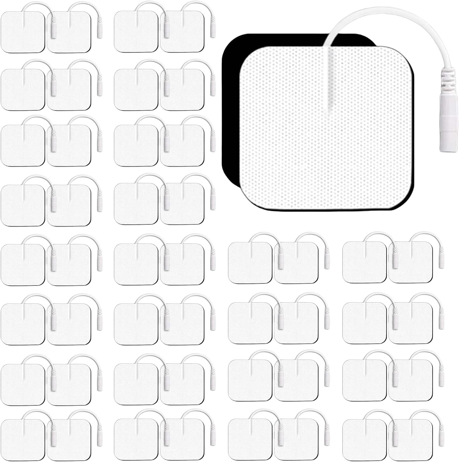 Amazon.com: TENS Unit Electrode Pads 48 Pcs Value Pack, 2"x2" Tens Unit ...