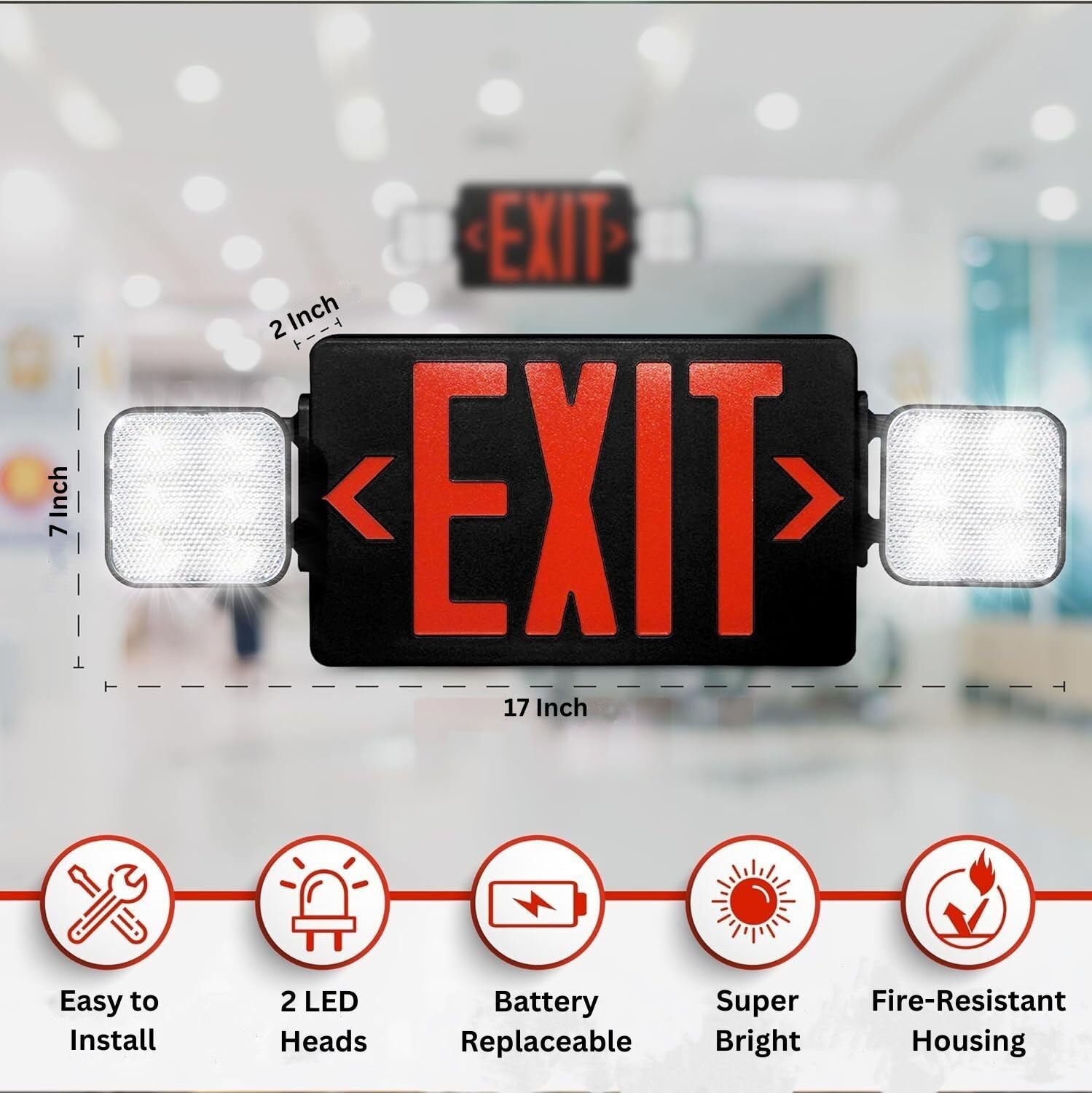 Snapklik.com : Ciata LED Exit Signs