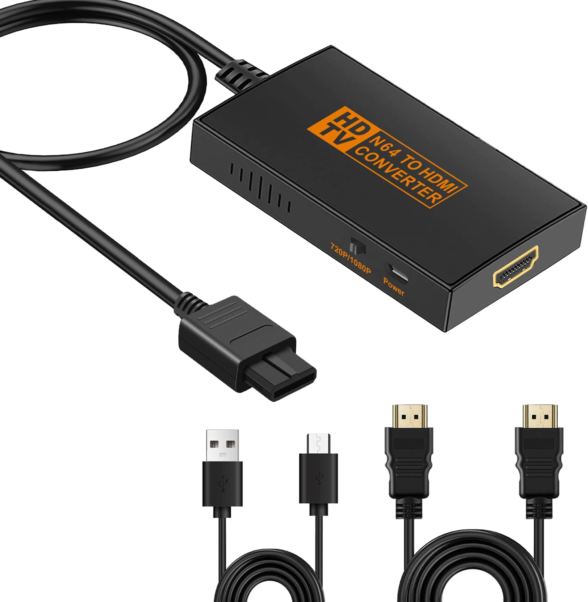 Amazon.com: Hiprorca N64 to HDMI Adapter Converter, N64 to HDMI Cable ...