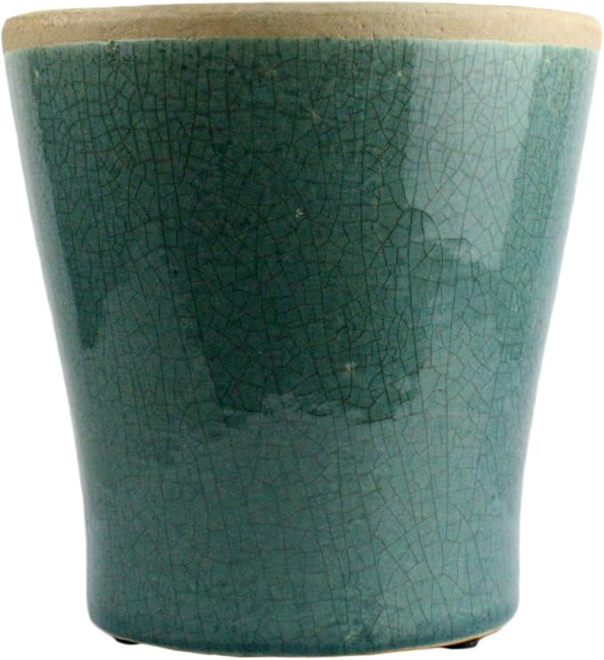 Amazon.com: HomArt Mulberry Ceramic Cachepot, Medium, Teal : Patio ...
