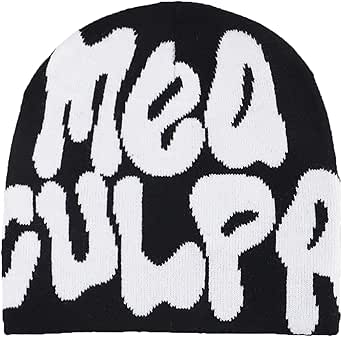 MEA Culpa Acrylic Knitted Skull Cap Winter Warm Beanies Hats for Women ...