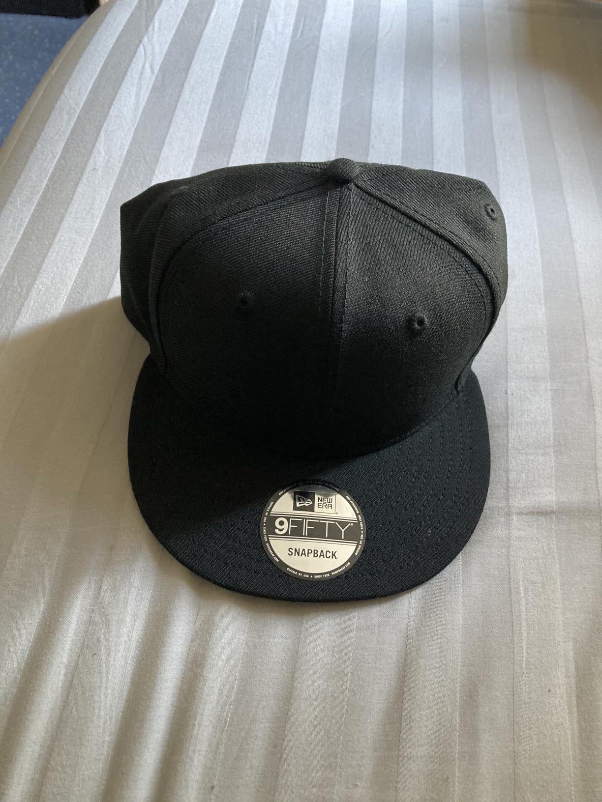 New Era Blank Black 9Fifty Snapback Cap : Amazon.co.uk: Fashion