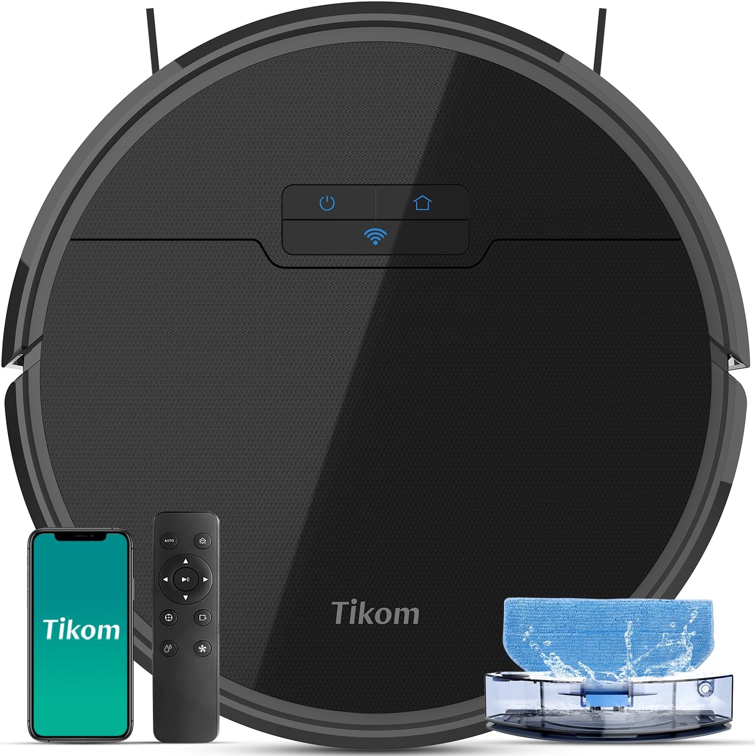 Amazon.com - Tikom Robot Vacuum and Mop Combo, Robot Vacuum Cleaner ...