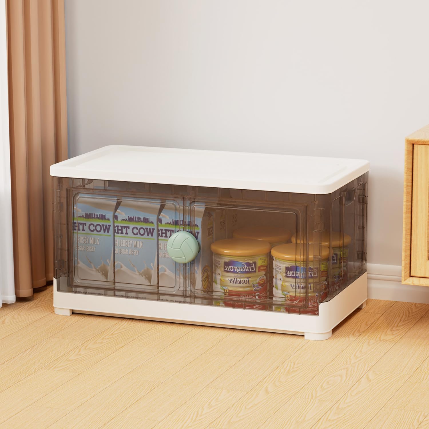 Amazon.com: Storage Bins with Lids-8.5 Gal Collapsible Storage Bins ...