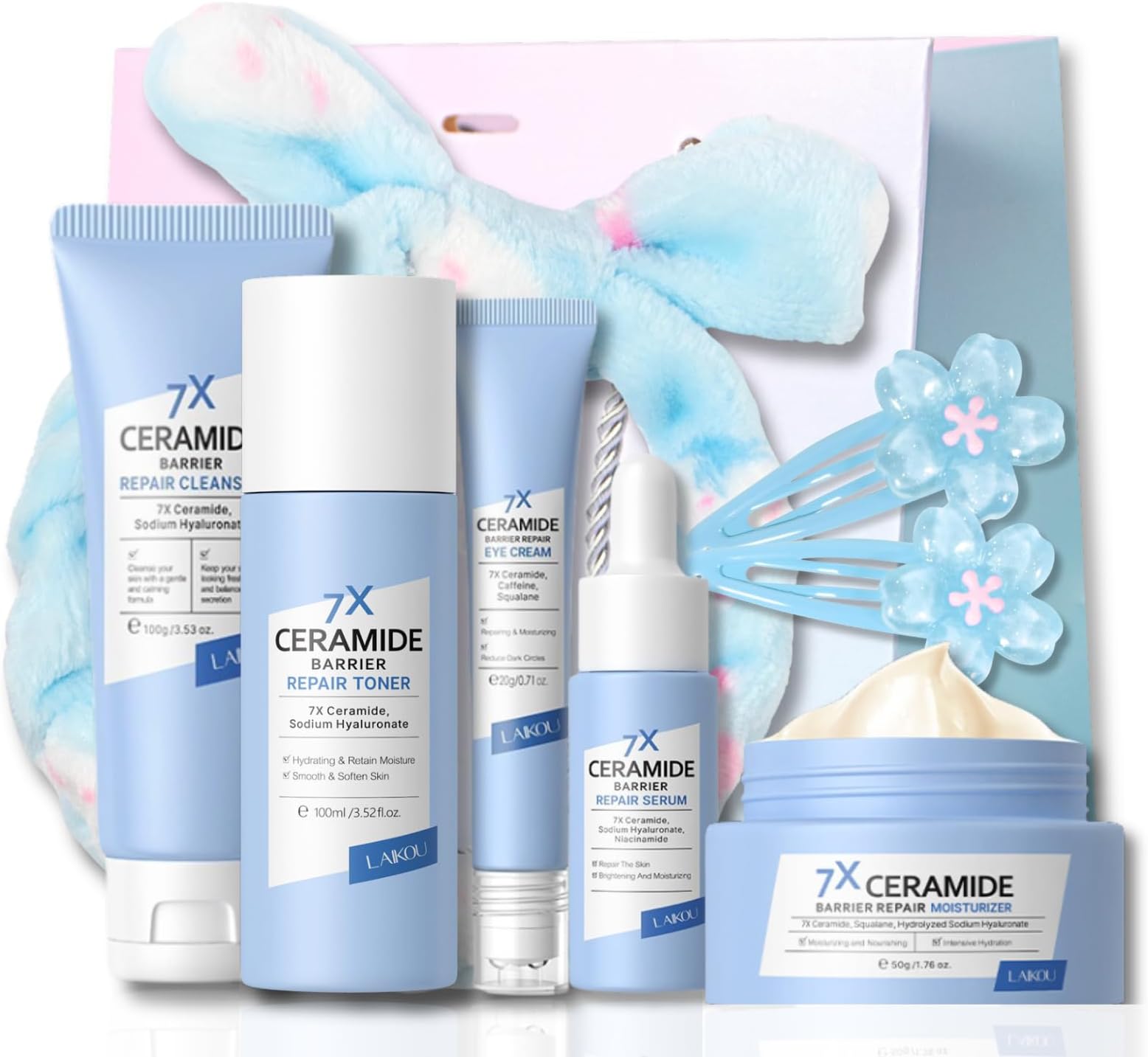 Amazon.com : Skincare Kit Anti-Acne- Ceramide Skin Care Set - Acne ...