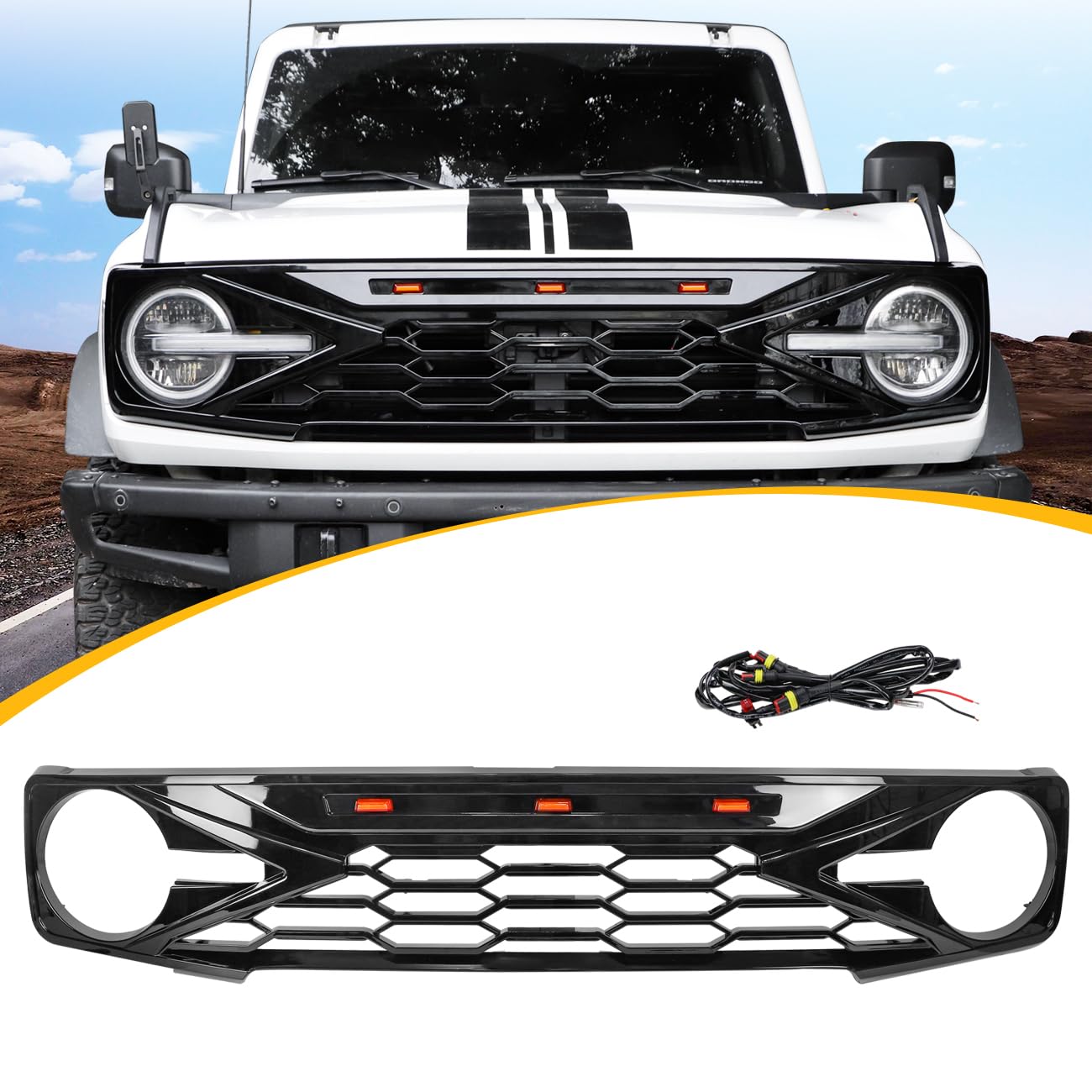 Ford Bronco Raptor Grill