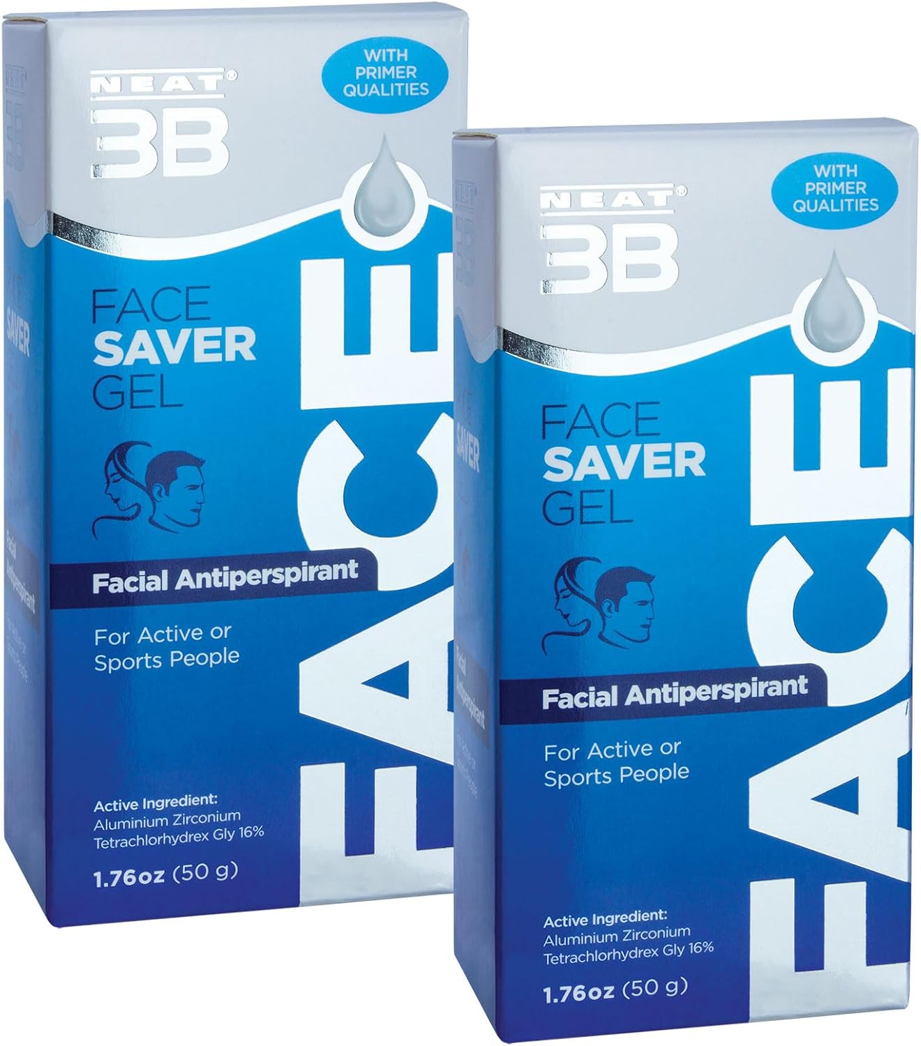Neat® 3B Face Saver Gel Antiperspirant 50g TWIN PACK : Amazon.co.uk: Beauty