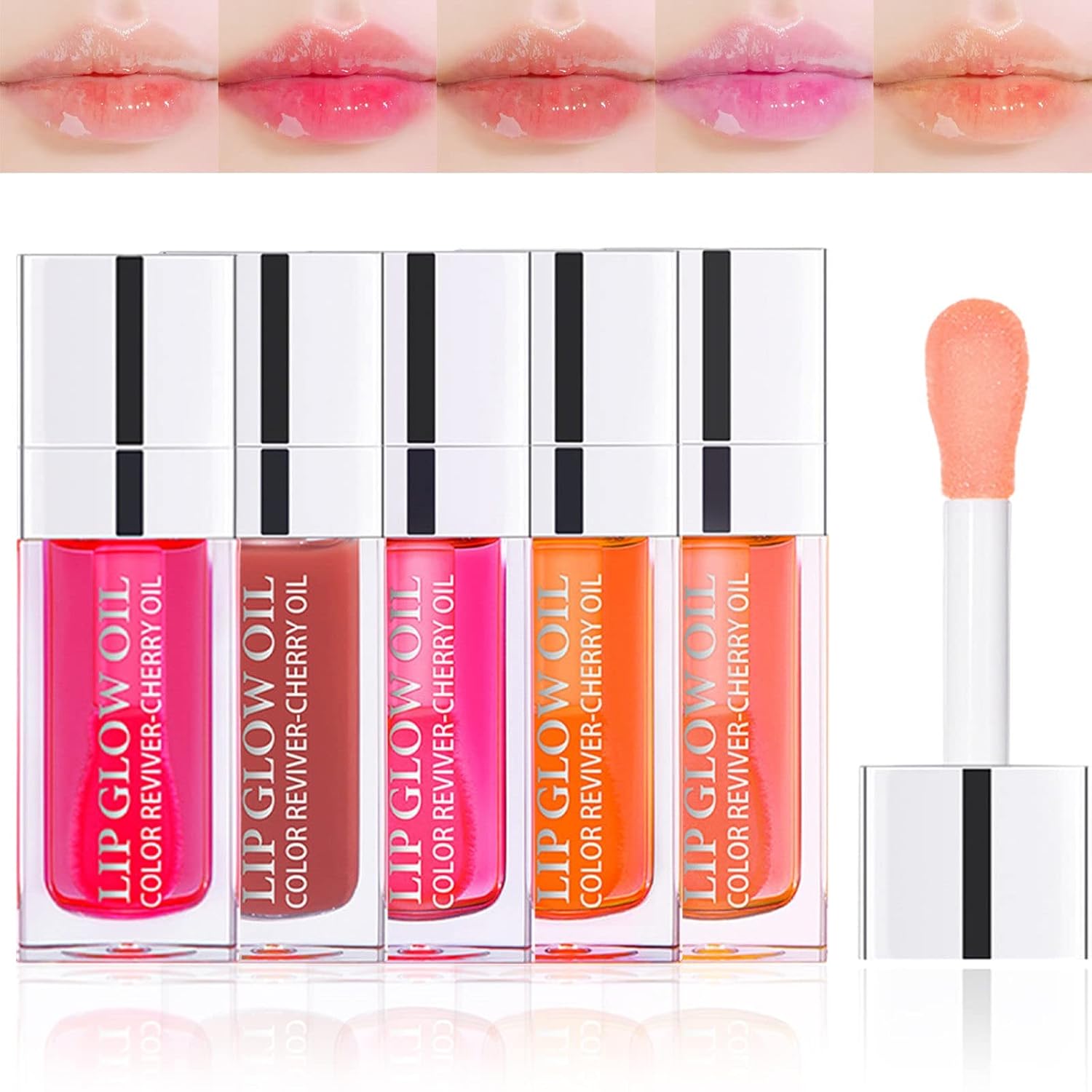 Amazon.com : Aloneabd Hydrating Lip Glow Oil, Moisturizing Lip Oil ...