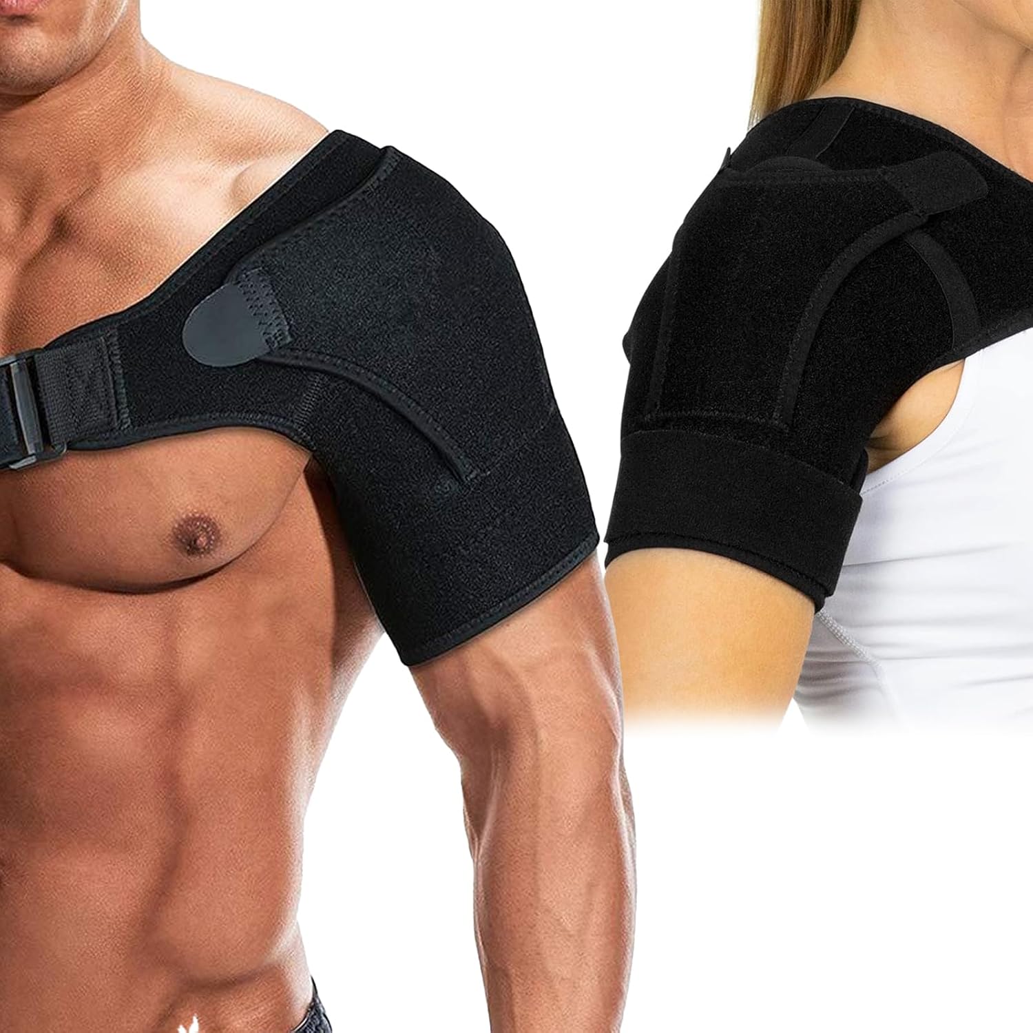 FEXPDL Shoulder Support Adjustable Shoulder Support Brace for Men and ...