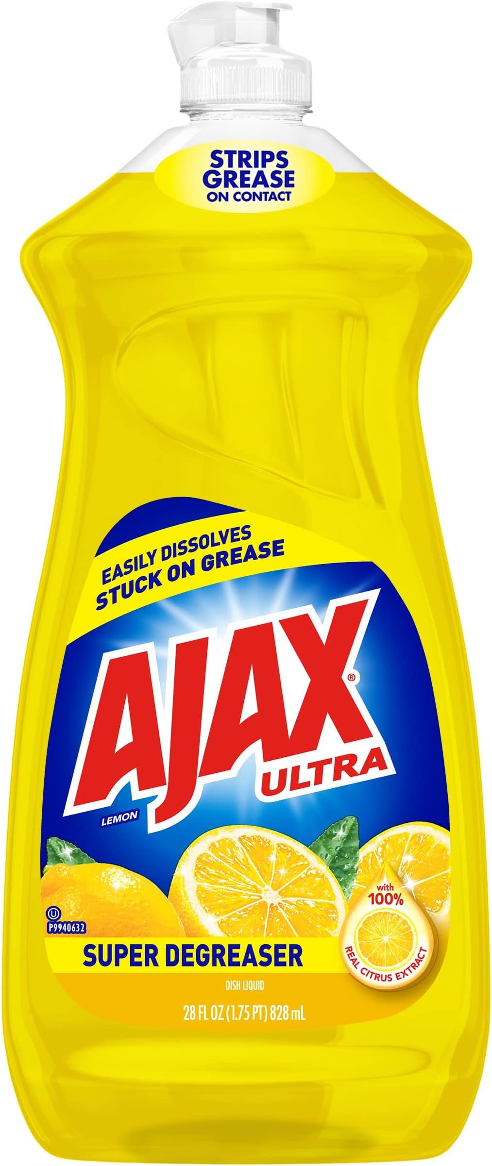 Amazon.com: Ajax Dishwashing Liquid Dish Soap Yellow Lemon, 28 Fl Oz ...