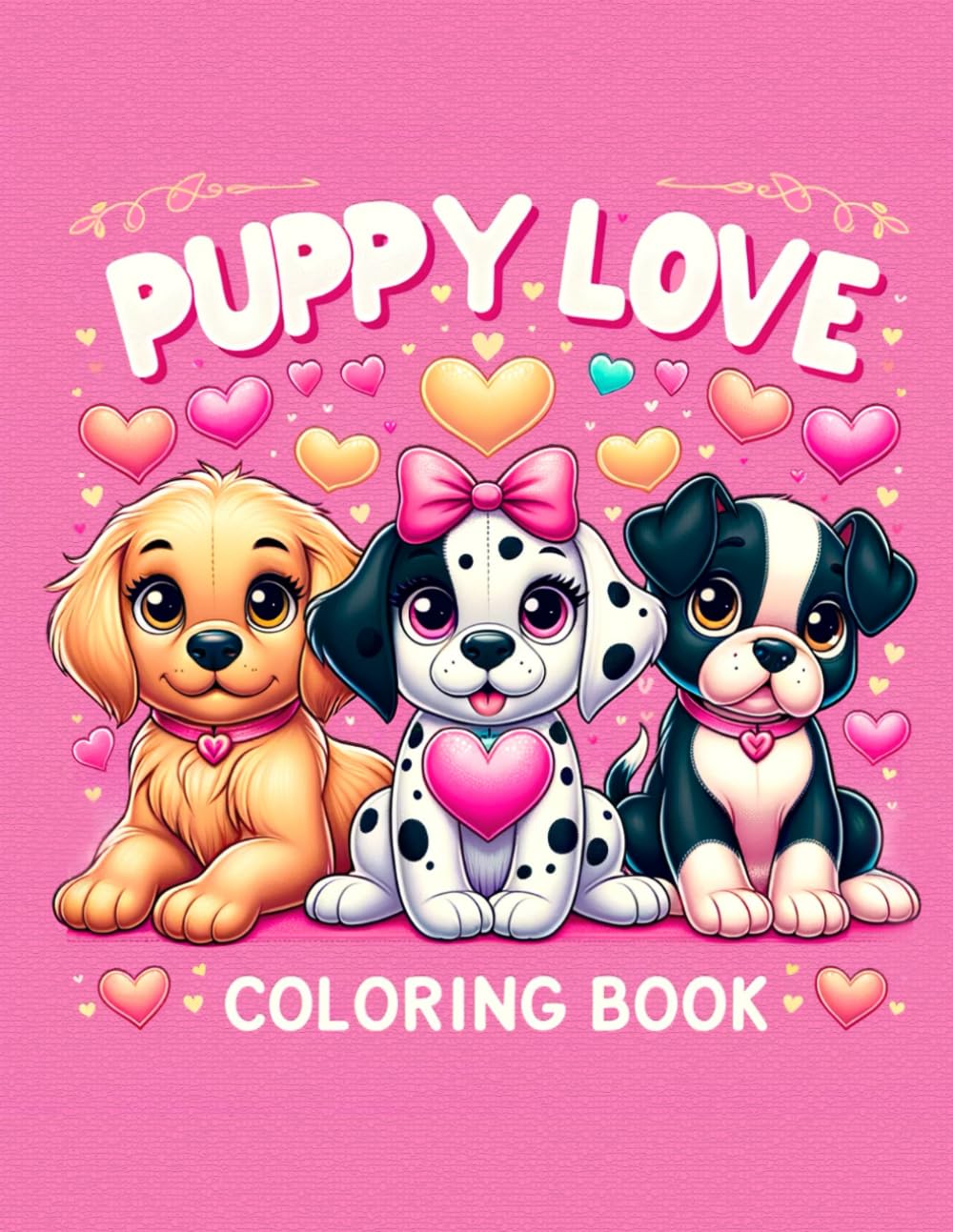 Amazon.com: Puppy Love: Coloring Book: 9798876551481: Lindeblad ...