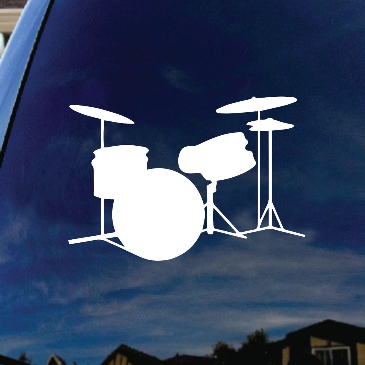 Amazon.com: Drums - 3" Vinyl Sticker - for Car Laptop I-Pad Phone ...