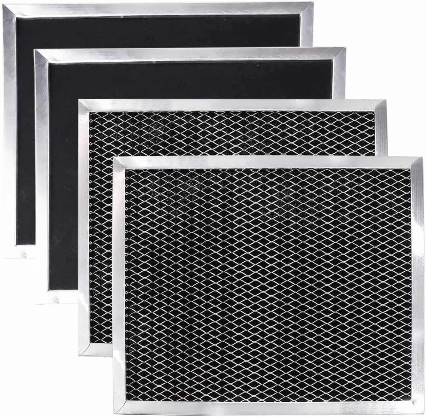 4 – PACK 97007696 Charcoal Range Hood Filter Replacement - Compatible ...