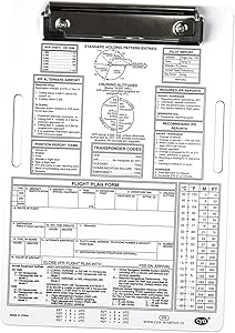 Amazon.com: Pilot Kneeboard IFR/VFR Premium Writing Pad Sturdy Portable ...