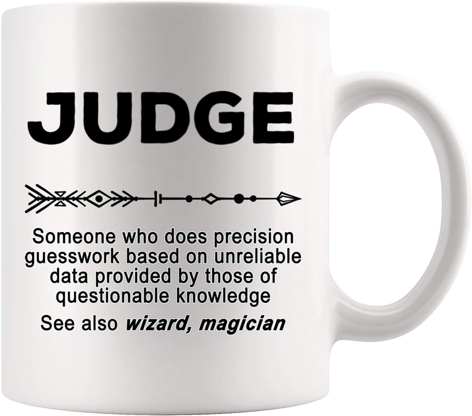 Amazon.com: Judge Mug Coffee Joke Gag Law Cup - Definition Meaning ...