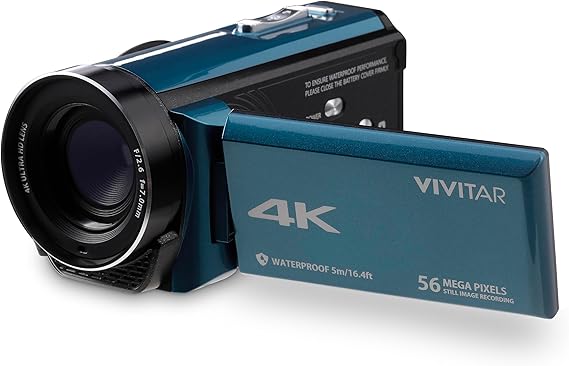 Amazon.com : VIVITAR - 4K Camcorder Ultra HD Lens, 4K Camera for Video ...